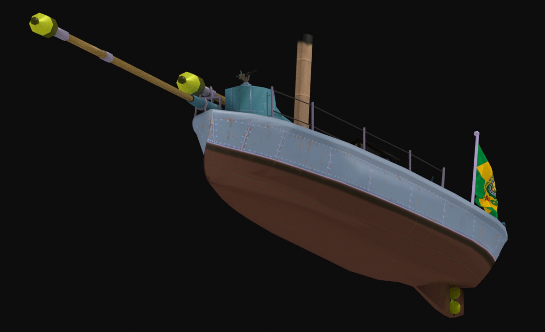 3D Torpedo Boat Alfa Iii - TurboSquid 1364021