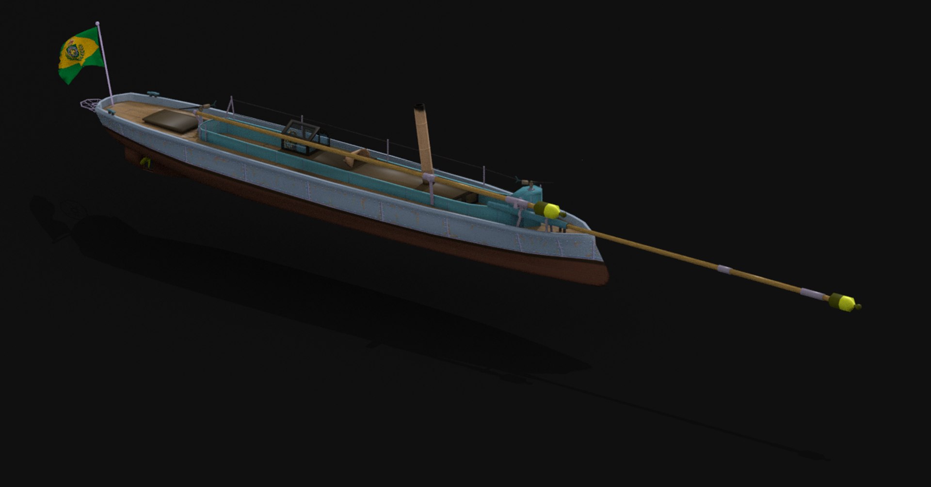 3D Torpedo Boat Alfa Iii - TurboSquid 1364021