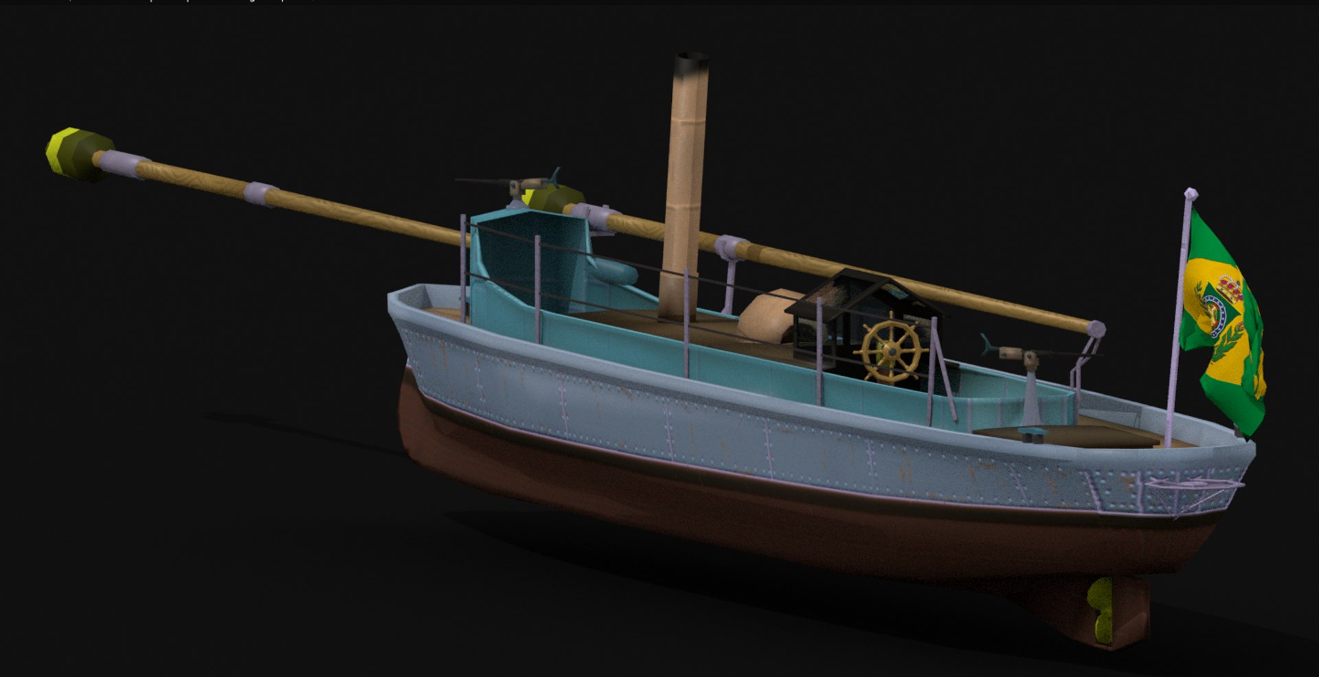 3D Torpedo Boat Alfa Iii - TurboSquid 1364021