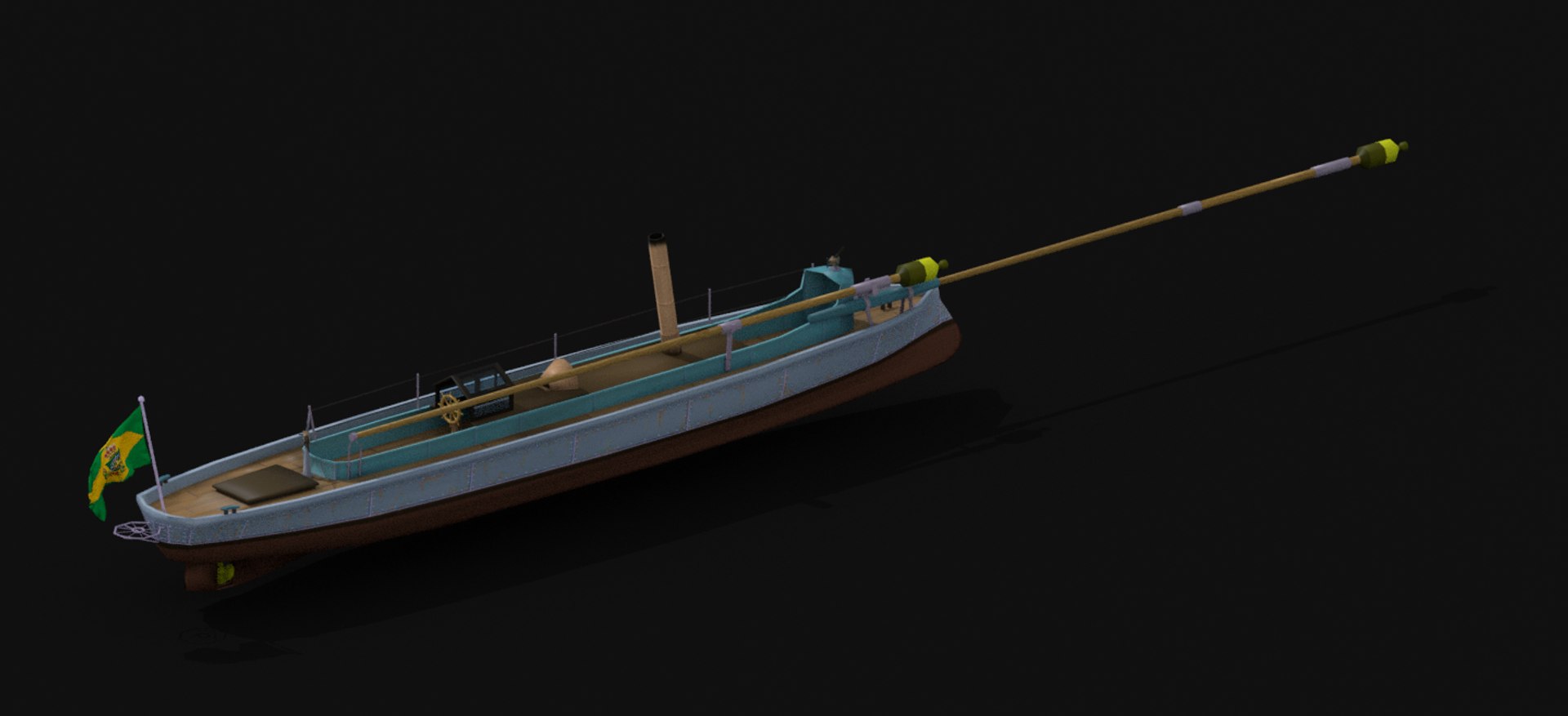 3D Torpedo Boat Alfa Iii - TurboSquid 1364021
