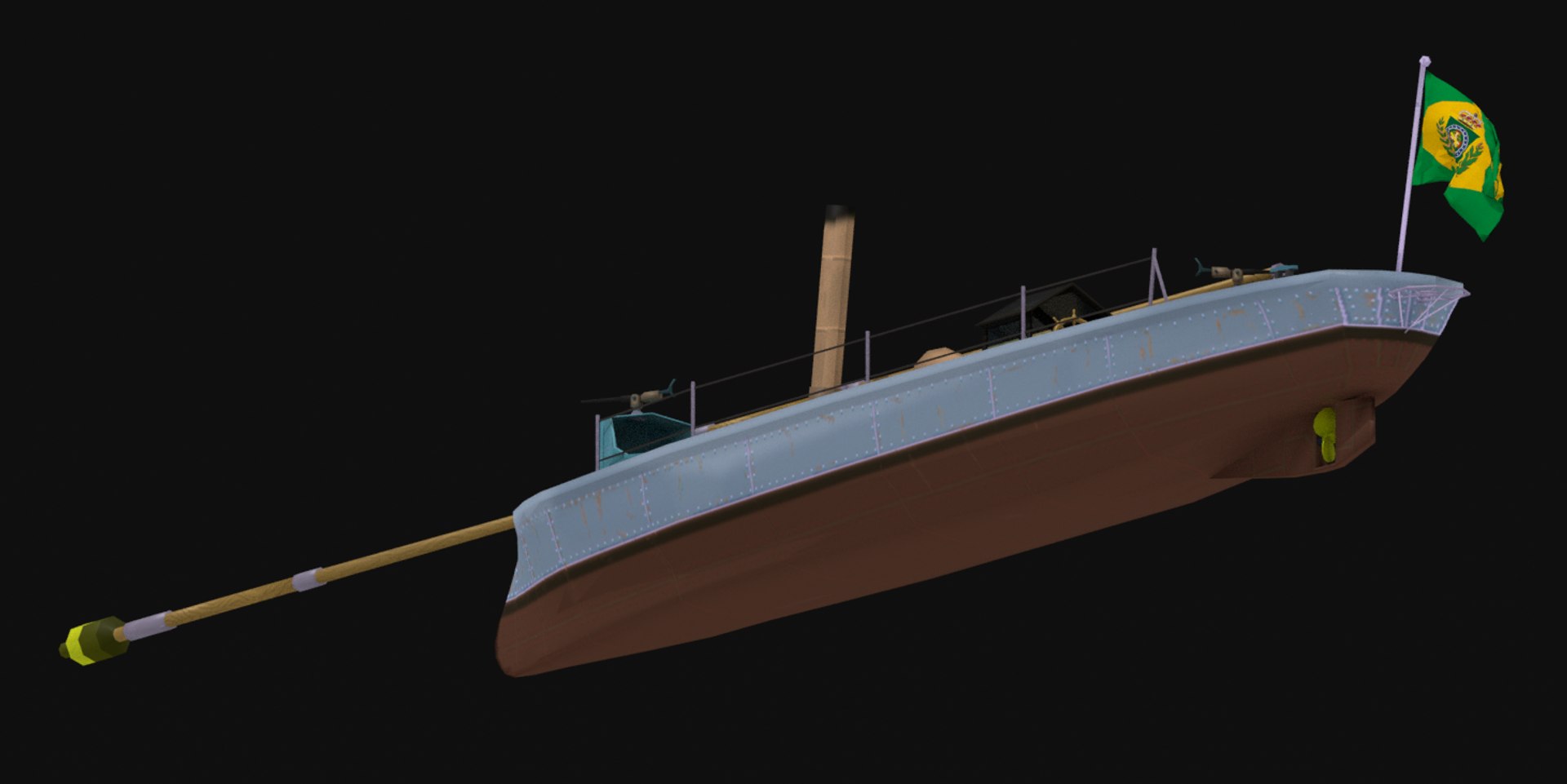 3D Torpedo Boat Alfa Iii - TurboSquid 1364021