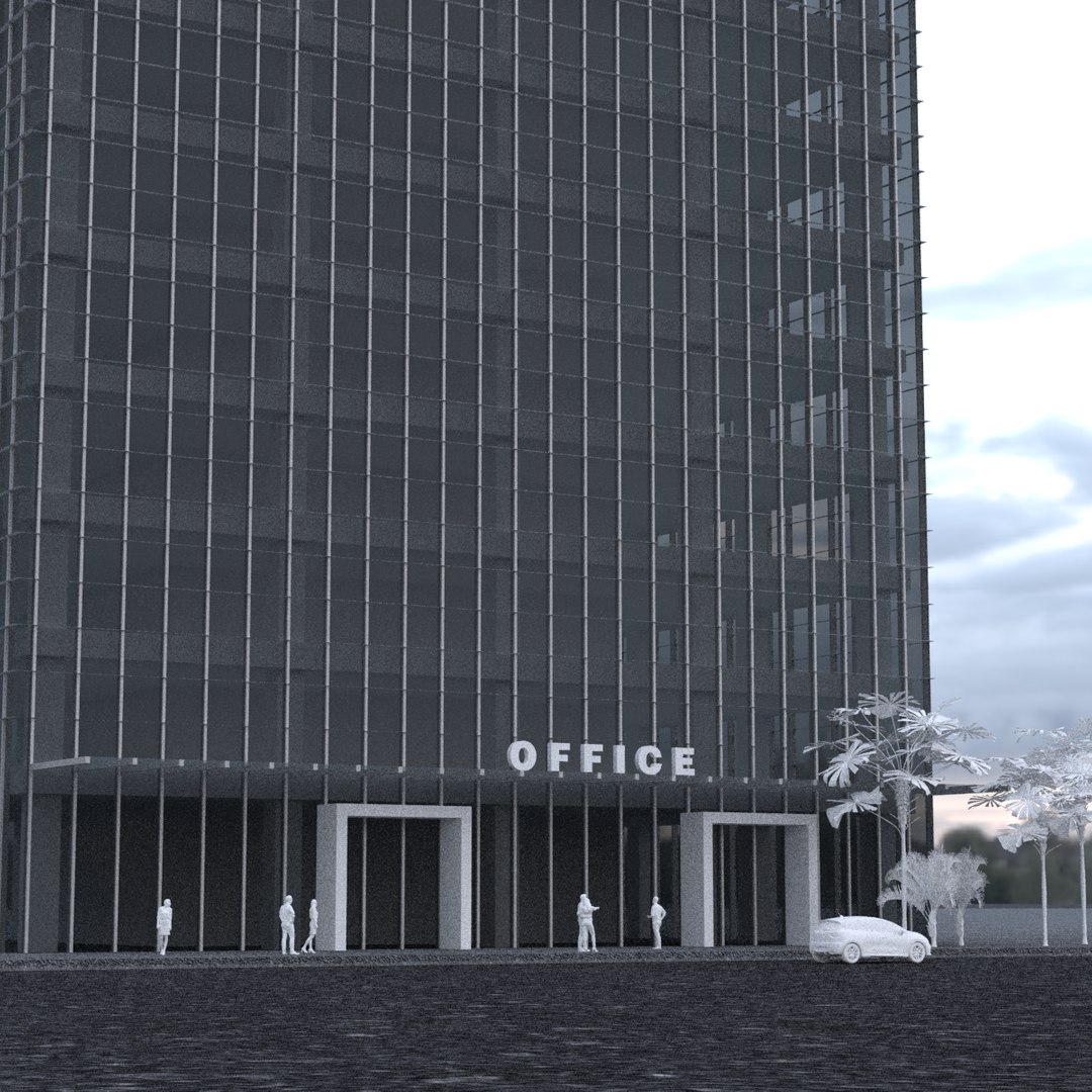 Story skyscraper building 3D model - TurboSquid 1222419