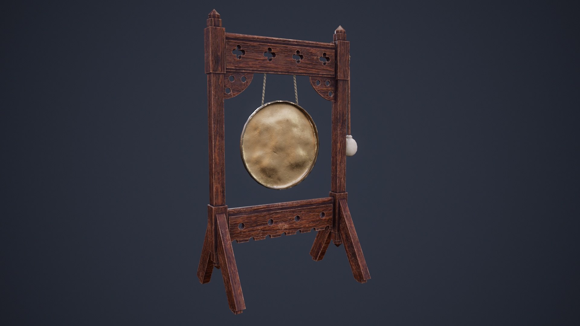 Antique Gong 3D Model - TurboSquid 1995014
