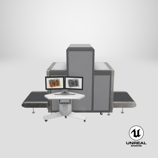 3D model x-ray luggage scanner | 1145429 | TurboSquid