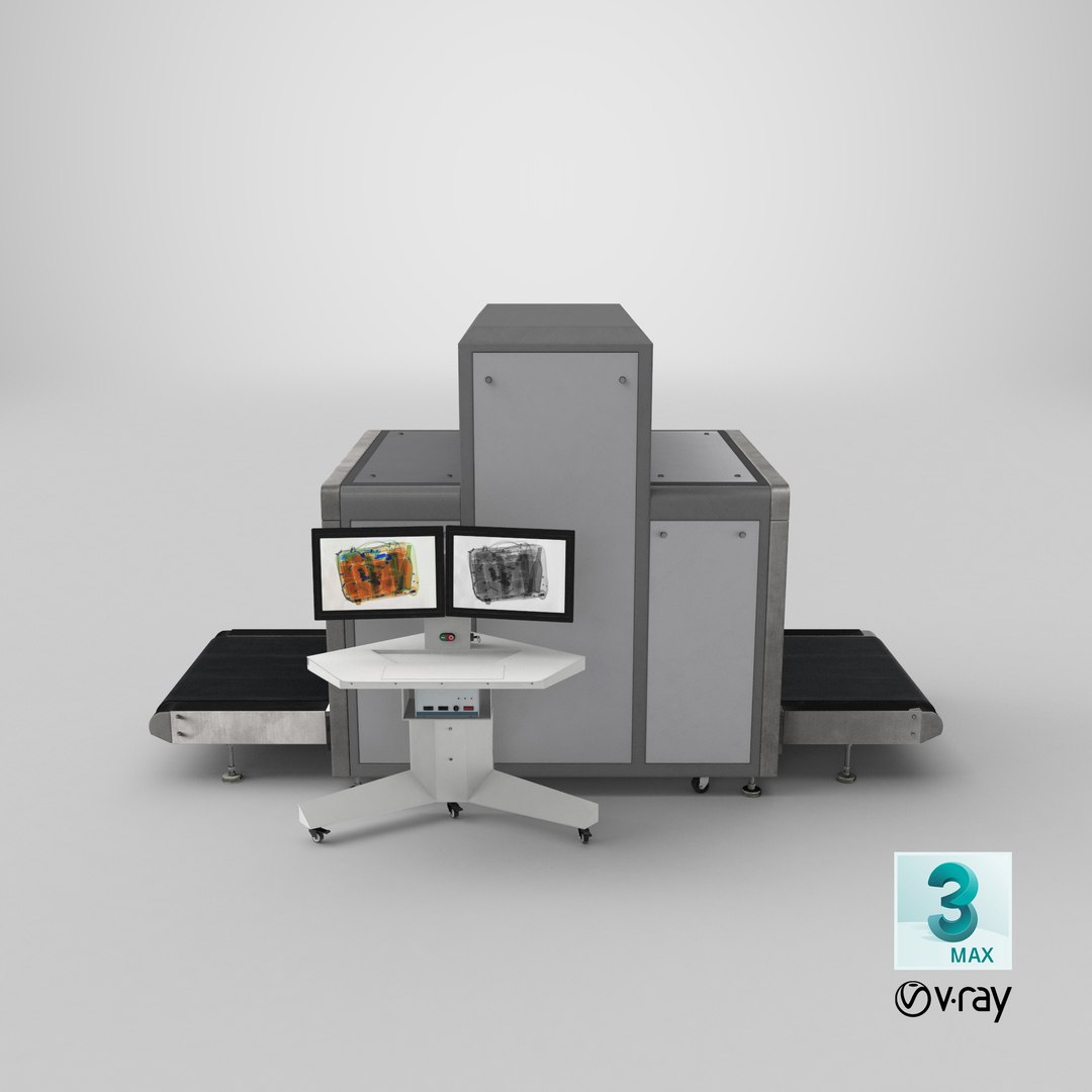 3D Model X-ray Luggage Scanner | 1145429 | TurboSquid