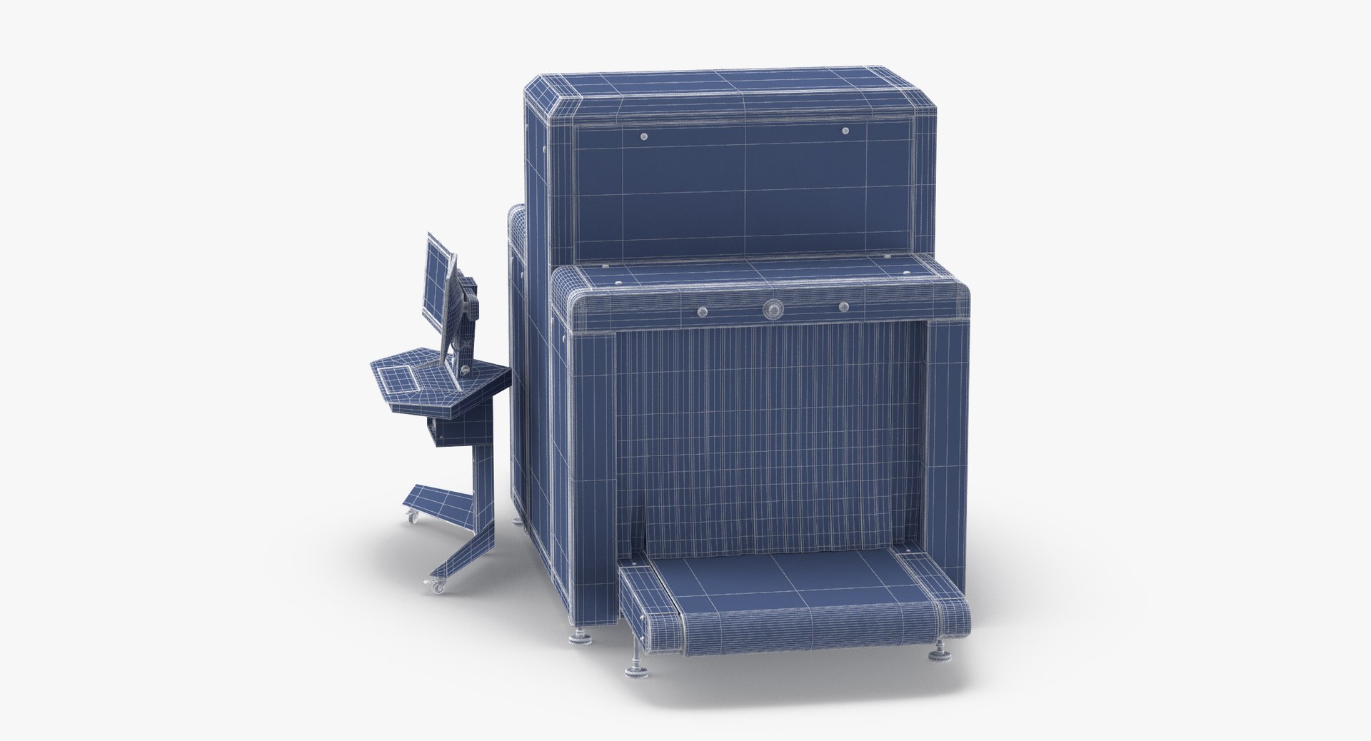 3D Model X-ray Luggage Scanner | 1145429 | TurboSquid