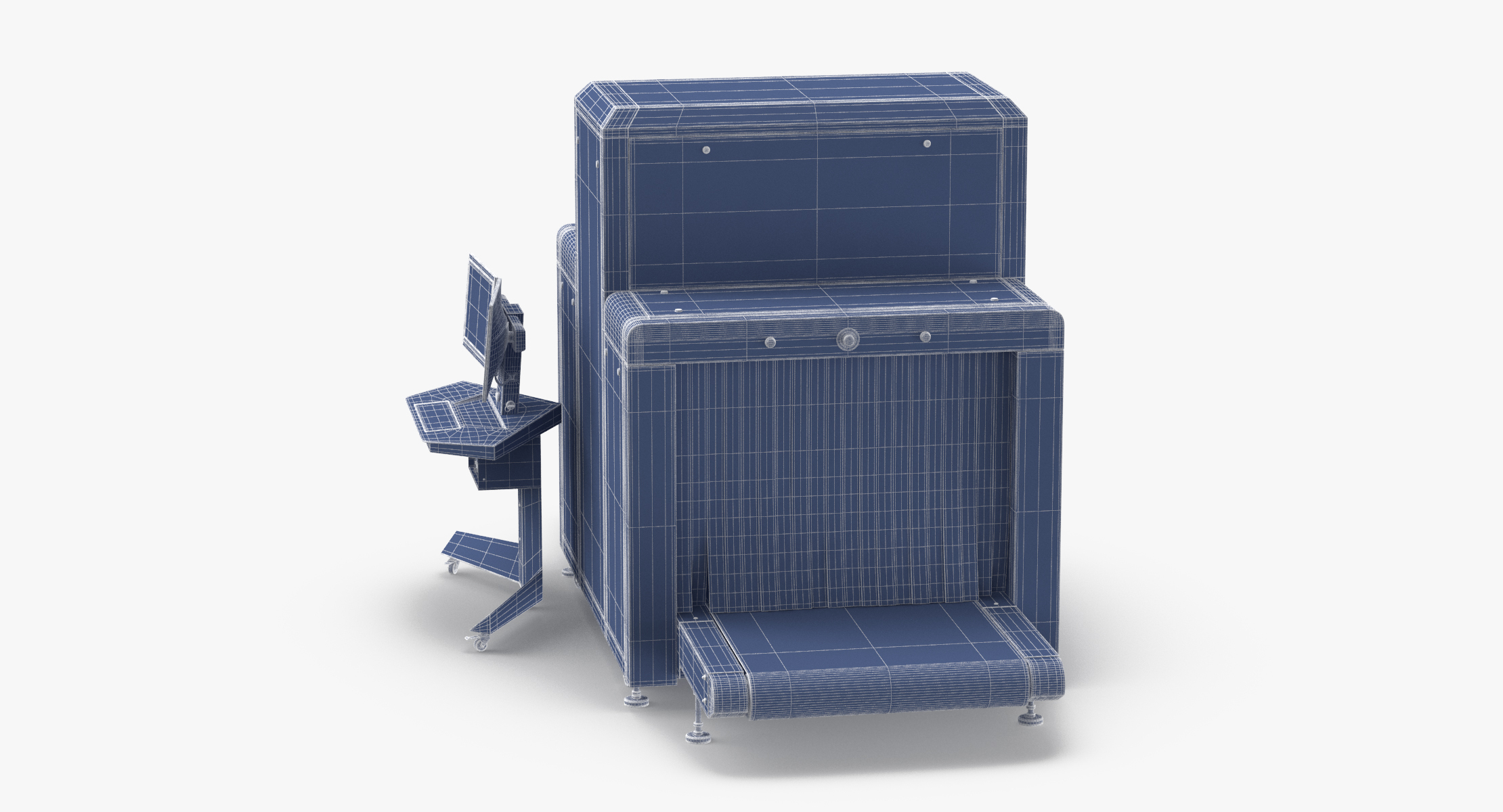 3D model x-ray luggage scanner | 1145429 | TurboSquid