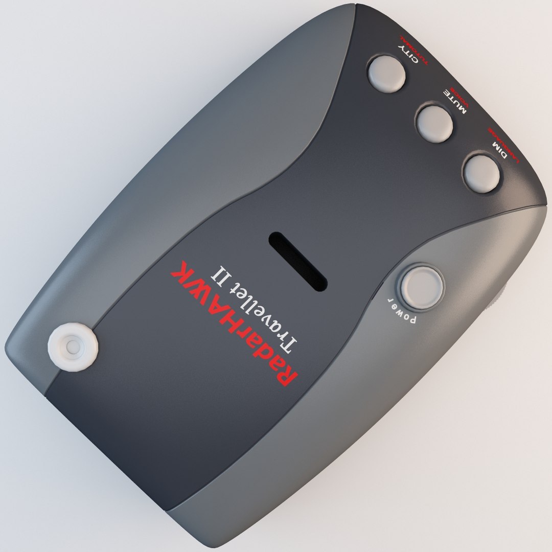 3d Radarhawk T2 Radar Detector Model