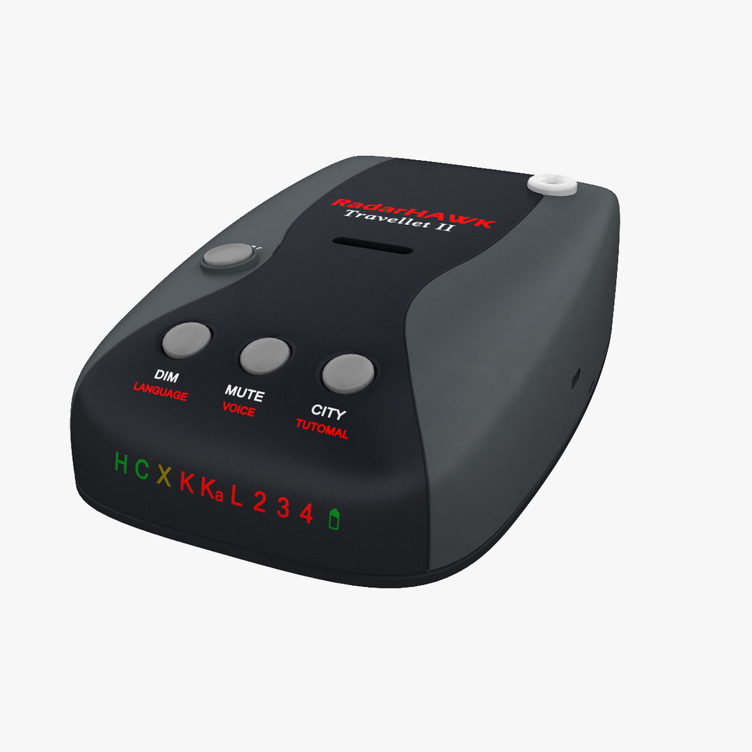 3d Radarhawk T2 Radar Detector Model