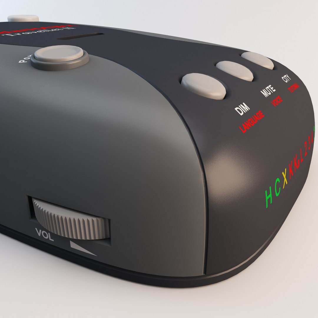 3d Radarhawk T2 Radar Detector Model