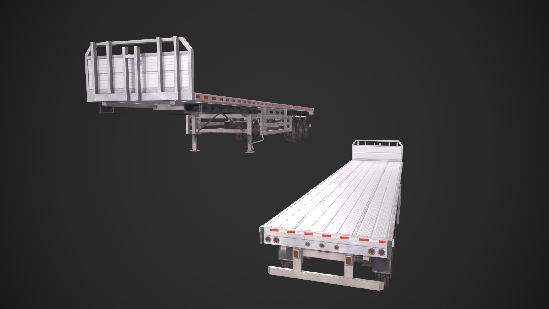 Flatbed Container 3D - TurboSquid 1773477