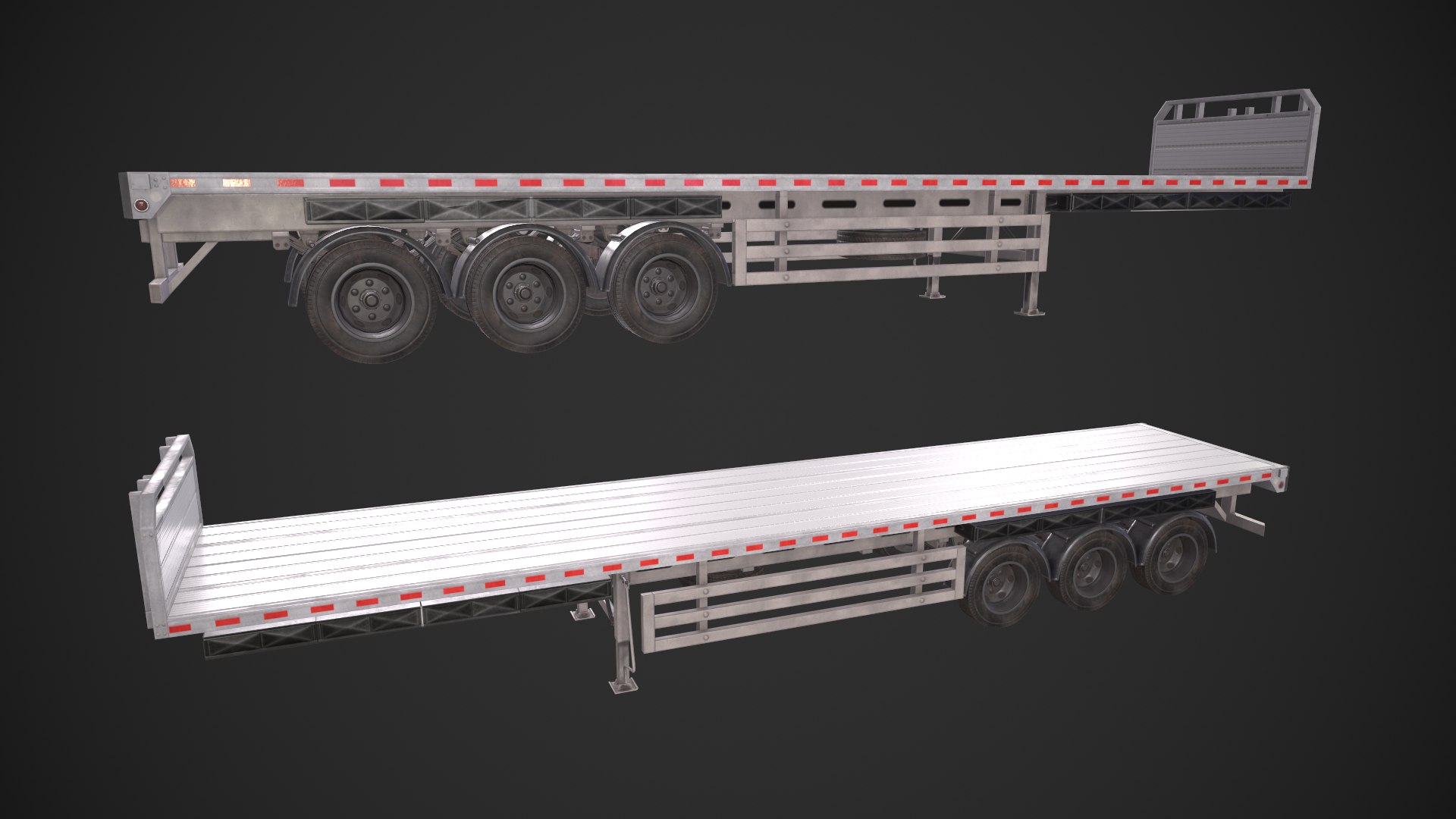 Flatbed Container 3D - TurboSquid 1773477