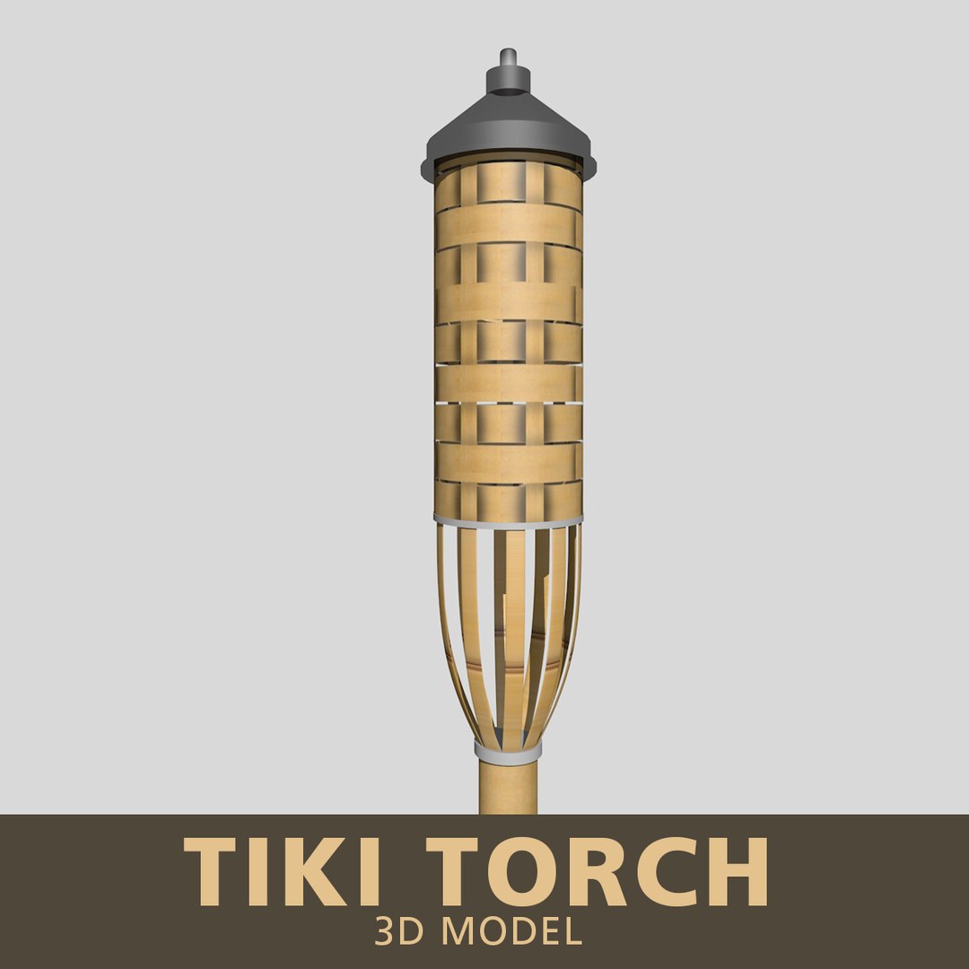 3D Model Tiki Torch - TurboSquid 1271301