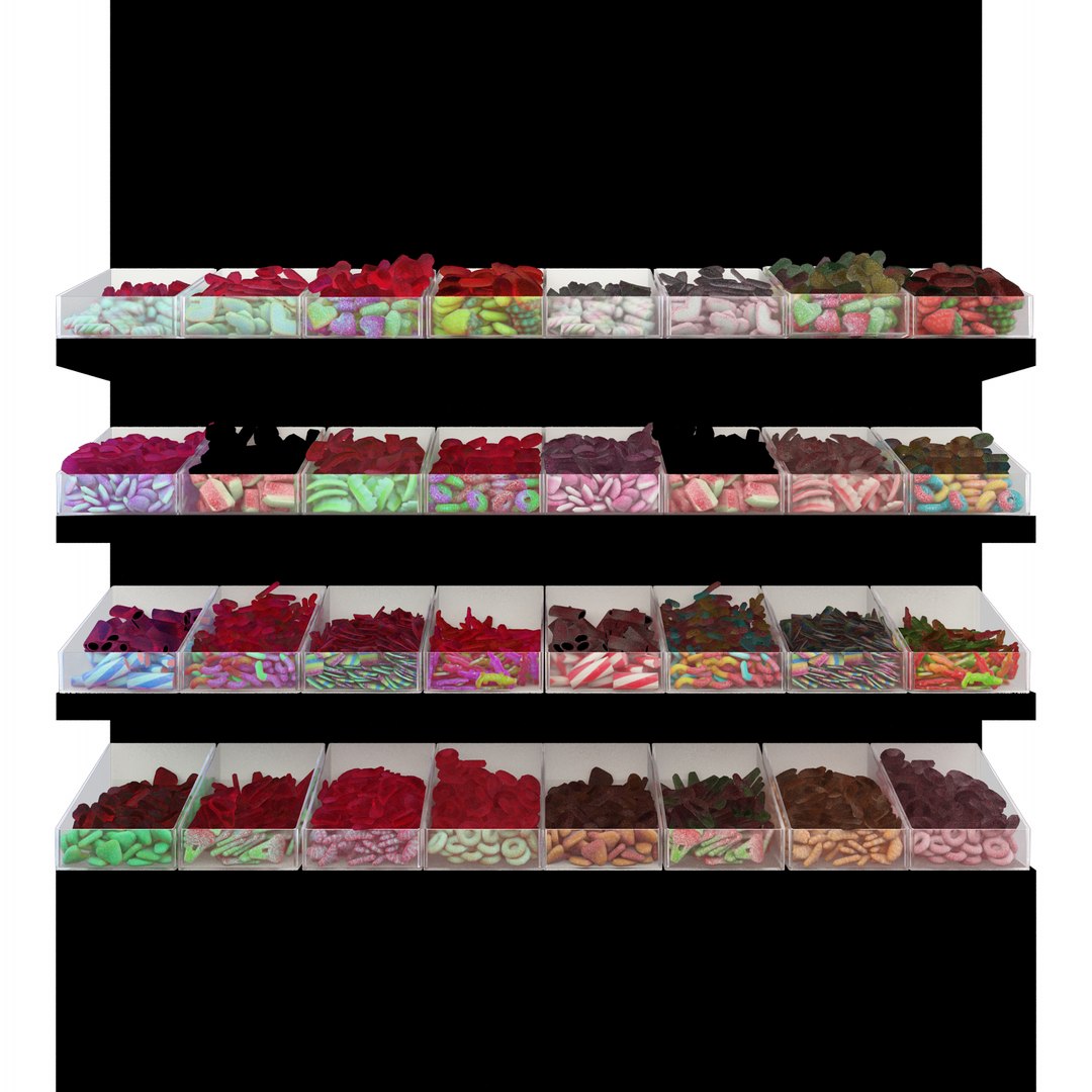 3D Candy Food Sweet Model - TurboSquid 1449384