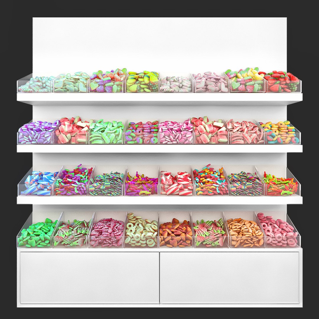 3D Candy Food Sweet Model - TurboSquid 1449384