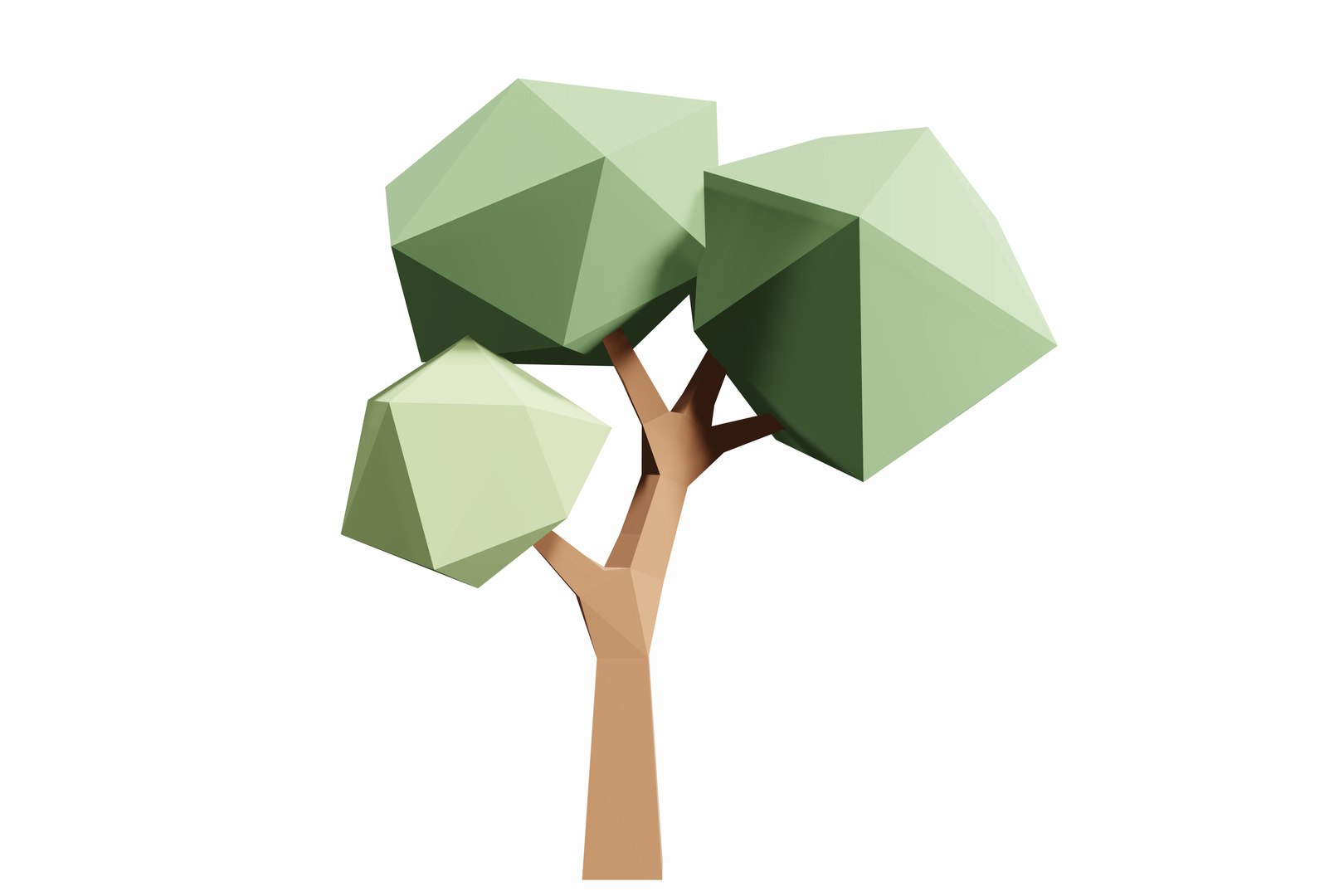 3D Cartoon Low Poly Trees Model - TurboSquid 1716903