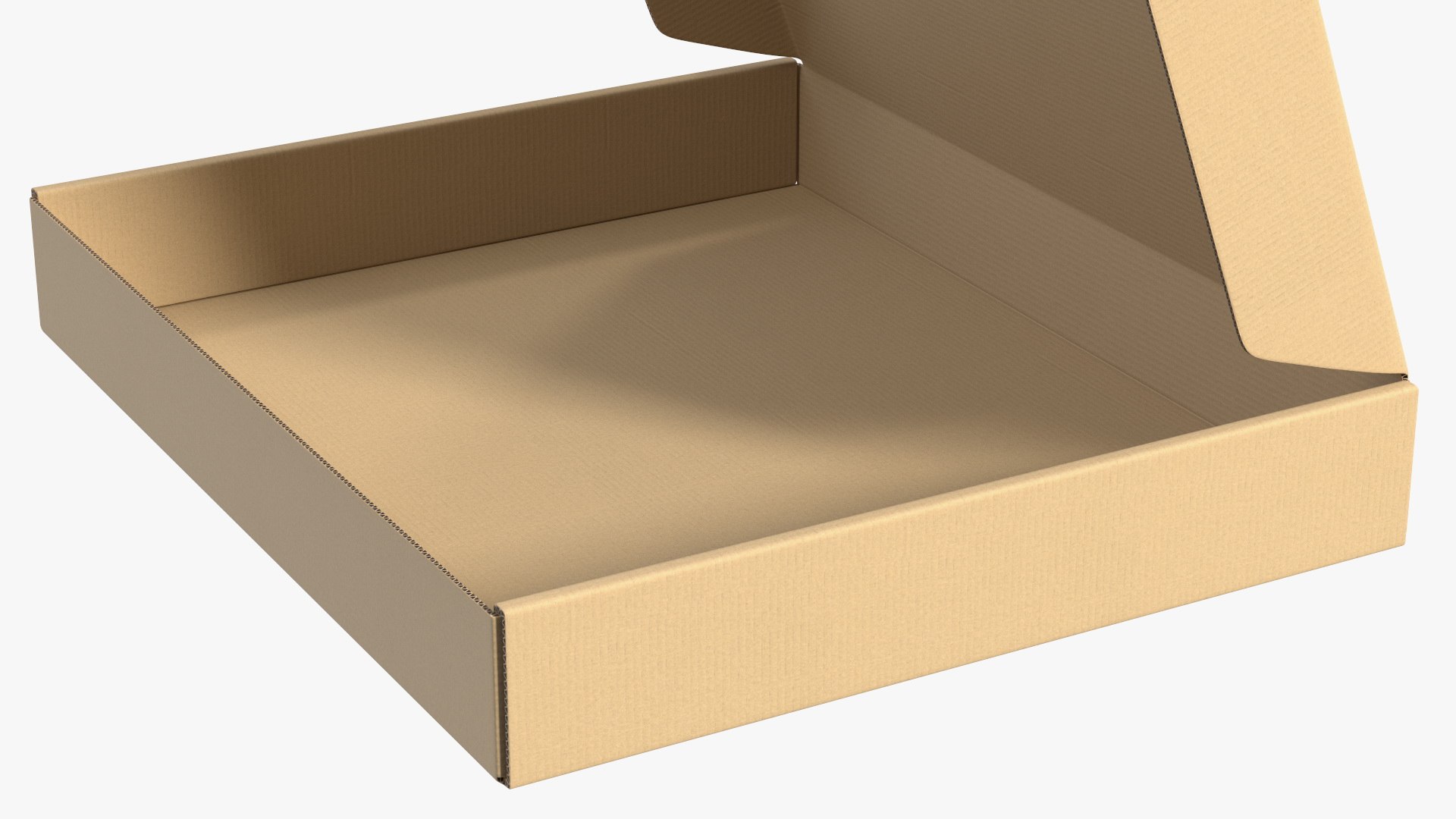 3D Opened Package Cardboard Box Model - TurboSquid 2185668