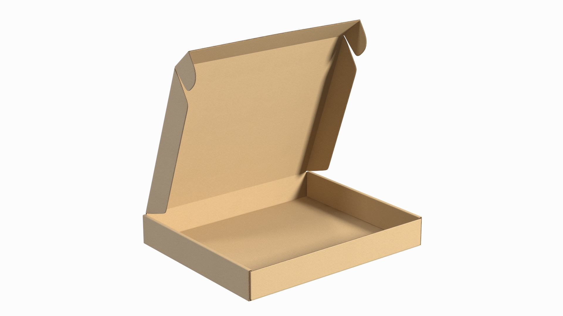3D Opened Package Cardboard Box Model - TurboSquid 2185668