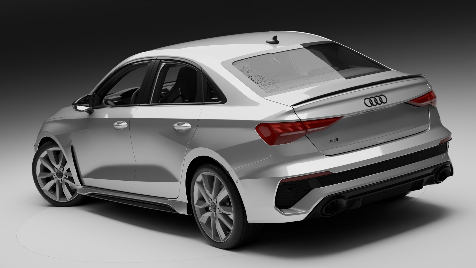 Audi A3 Sedan S-line Model - TurboSquid 2321344