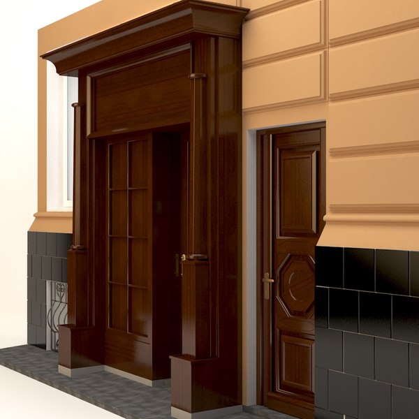 entrance government 3d max