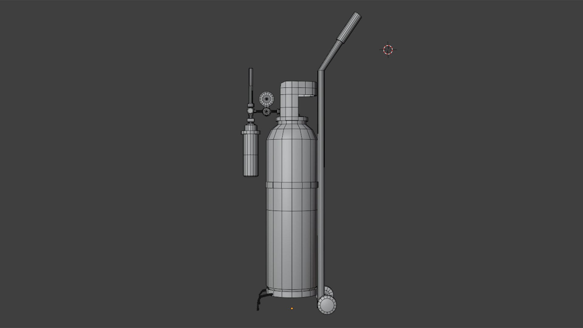 3D Oxygen Tank Low Poly Model - TurboSquid 2179389
