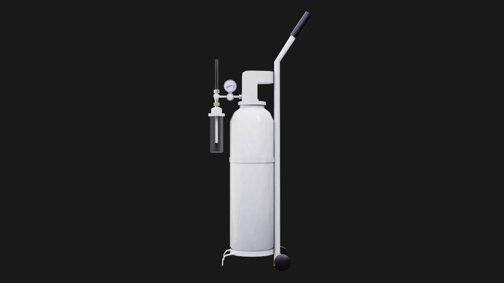 3D Oxygen Tank Low Poly model - TurboSquid 2179389