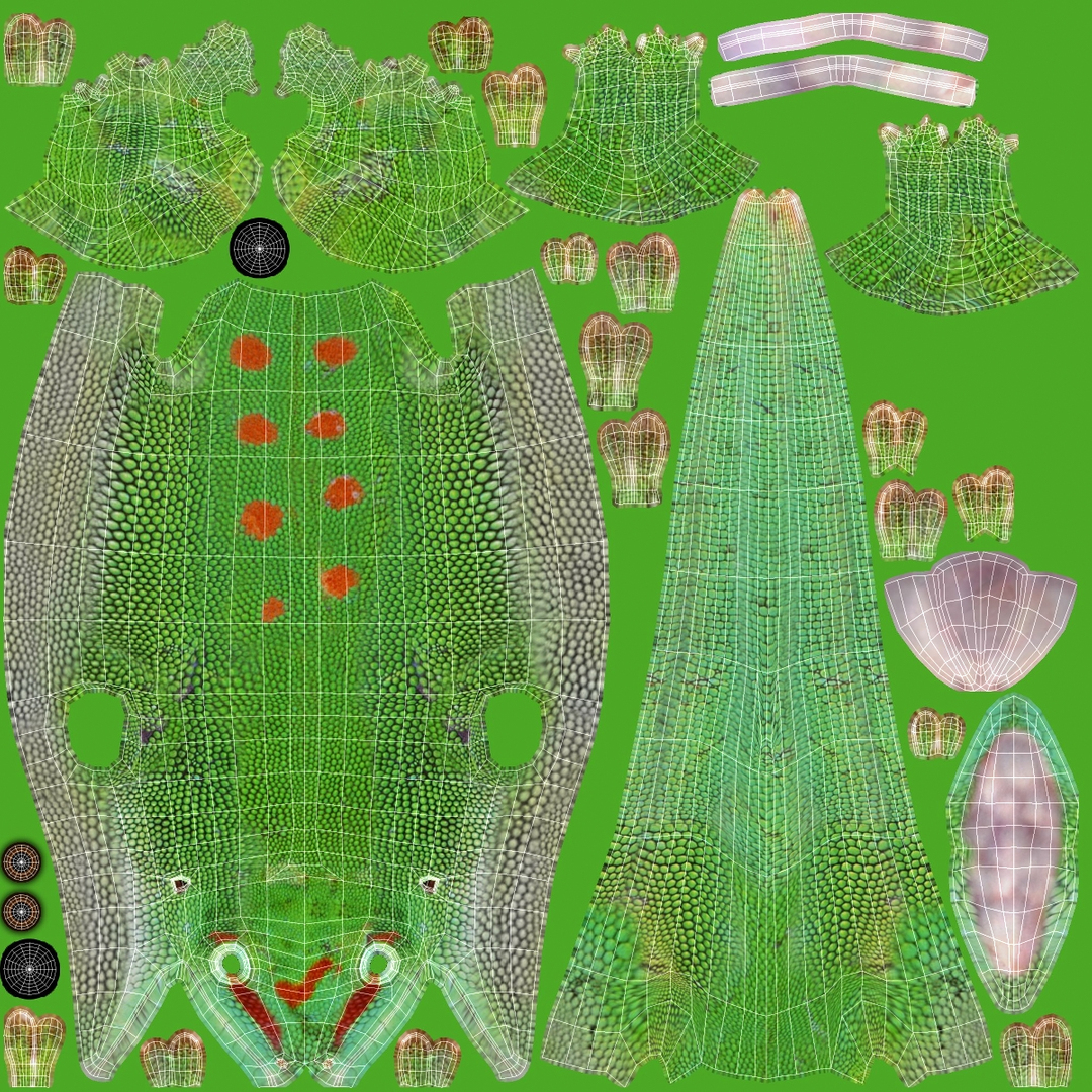 gecko lizard 3d model