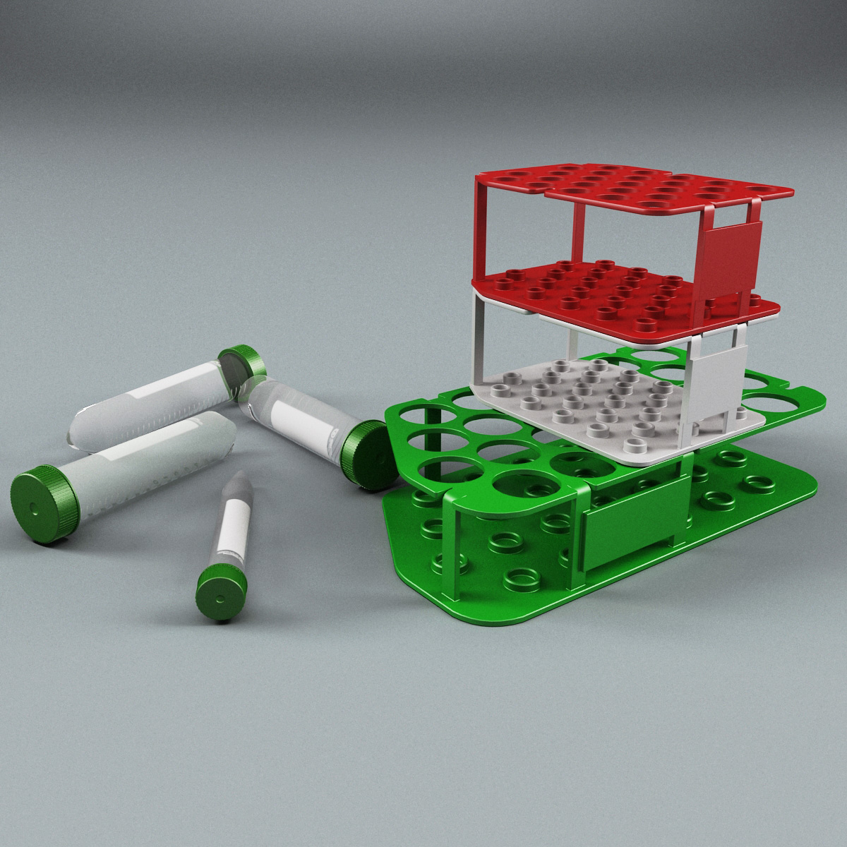 lightwave plastic vials racks v2