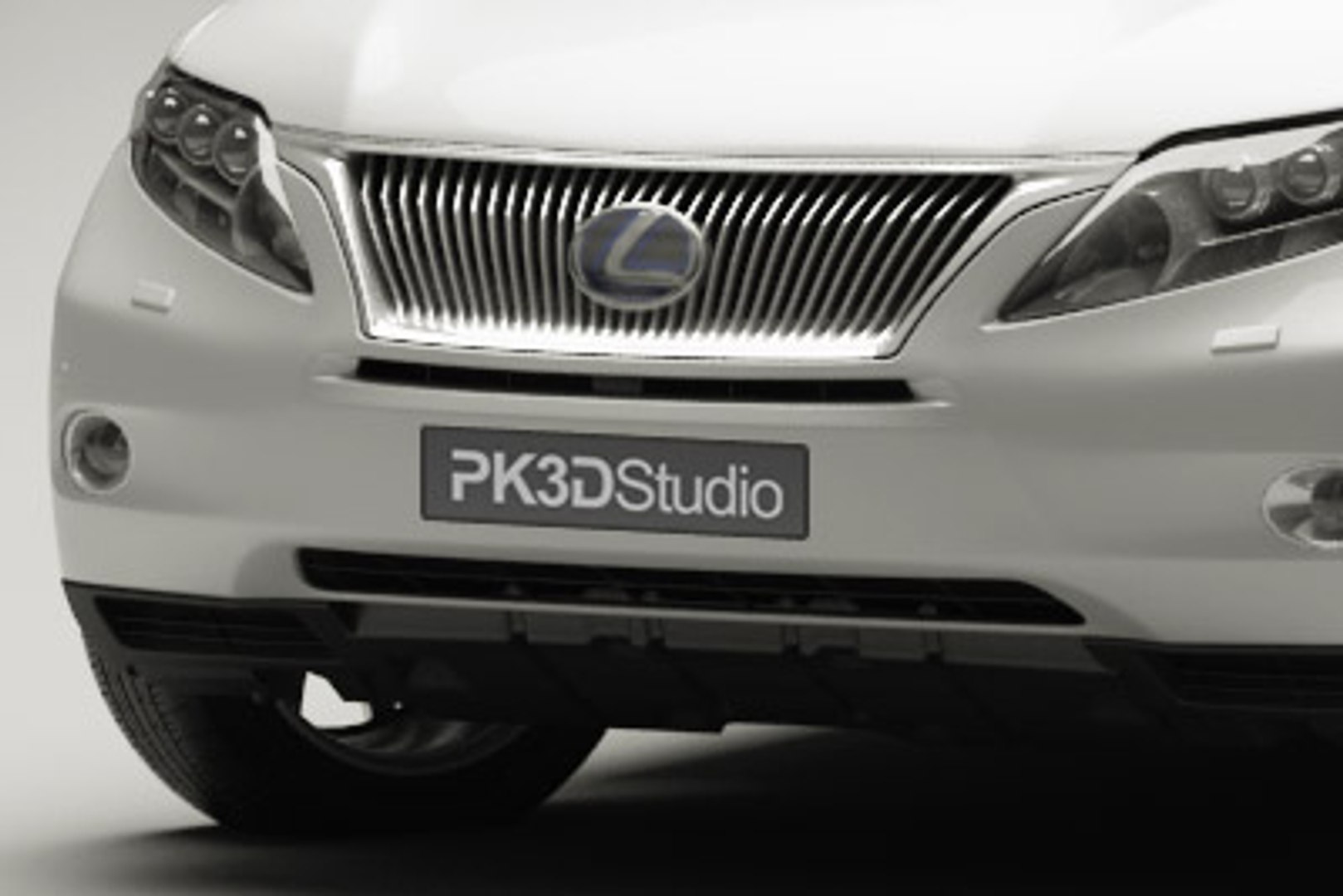 3d Lexus Rx 450h 2010 Model