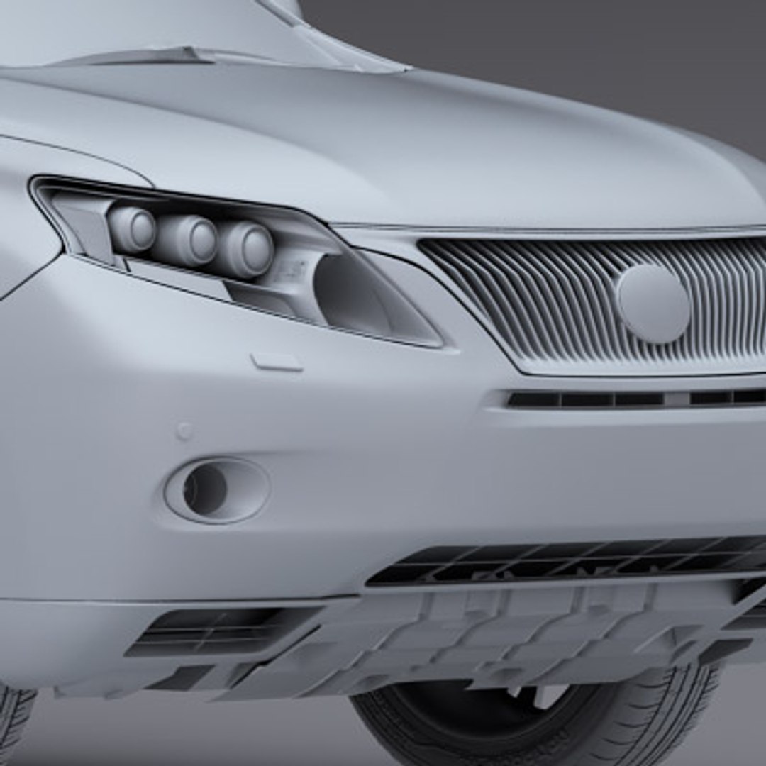 3d Lexus Rx 450h 2010 Model