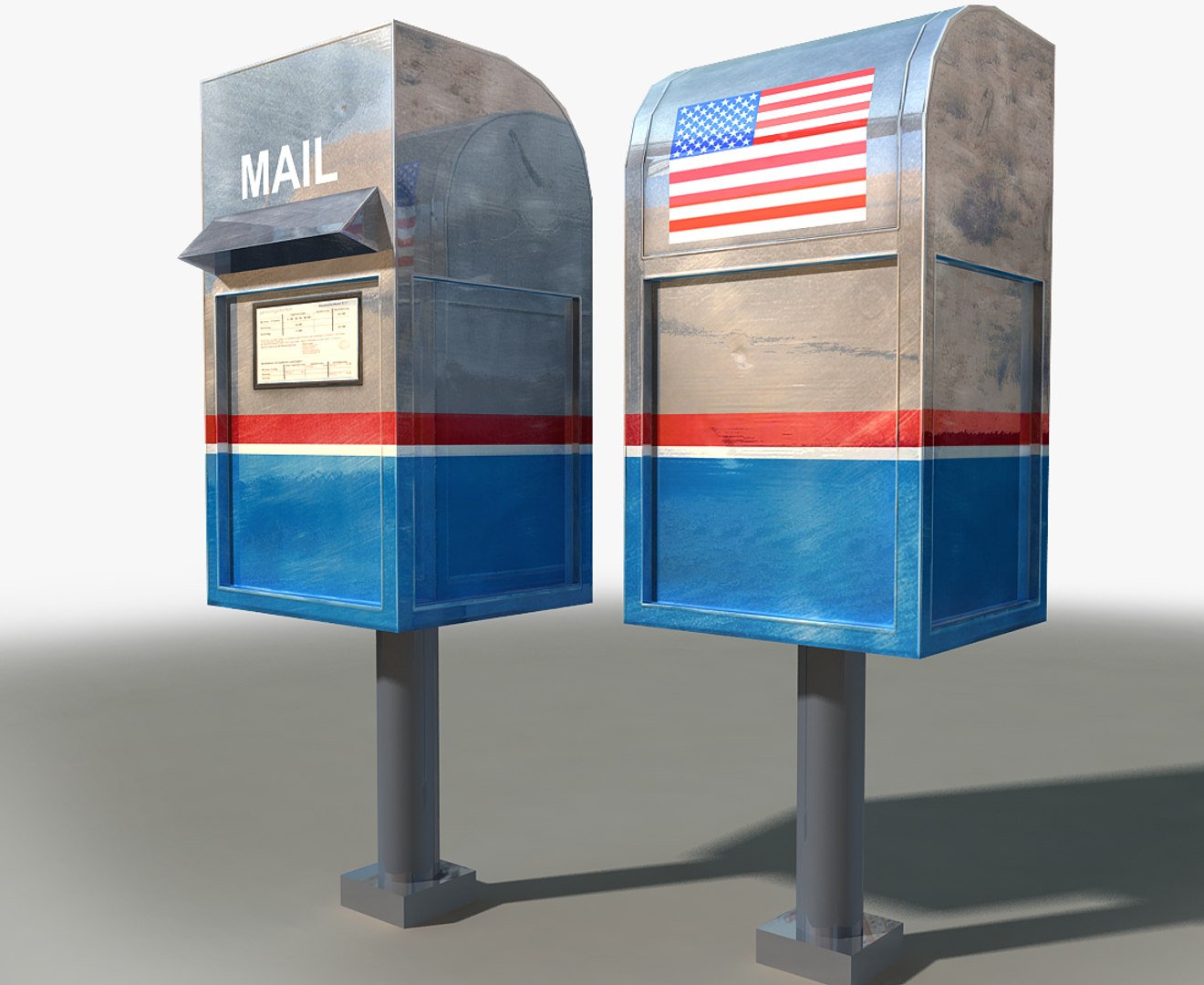 3D Generic Mail Box Style - TurboSquid 1355452