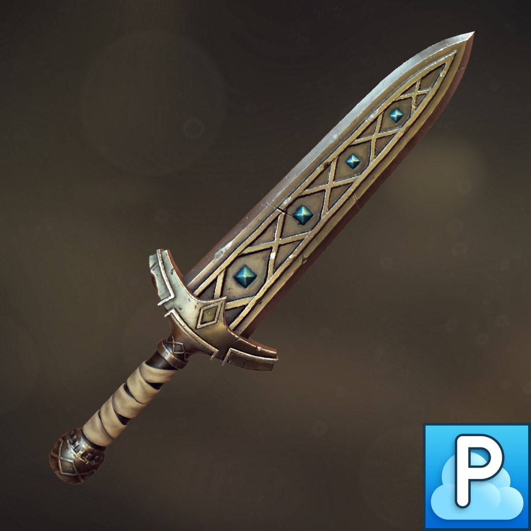 3d fantasy dagger