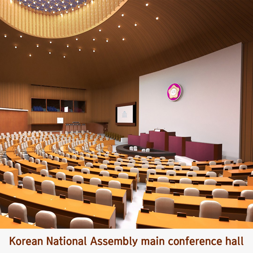 3D Korean National Assembly Main Conference Hall - TurboSquid 2273048
