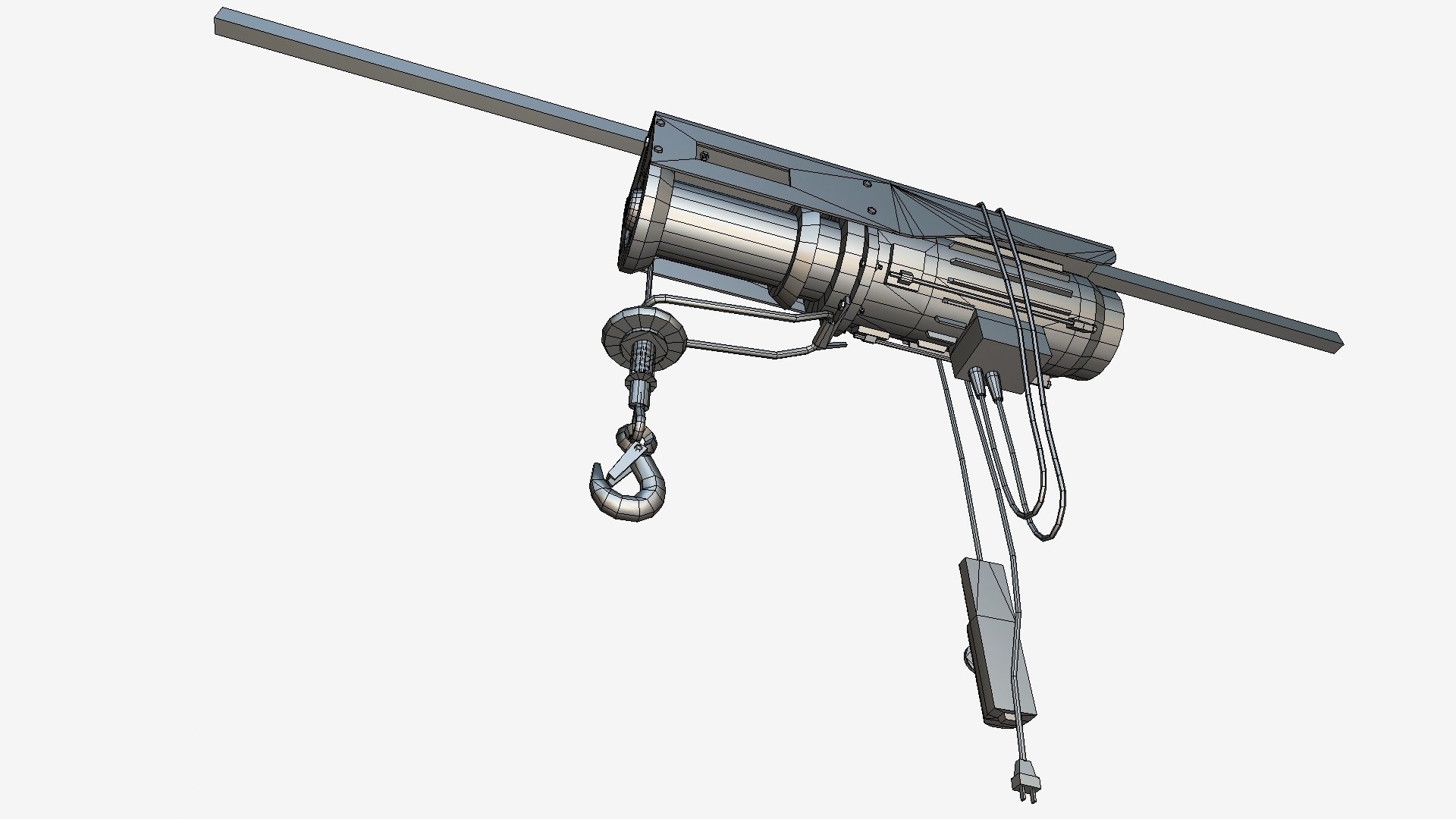 3D mini wire rope electric model - TurboSquid 1493553