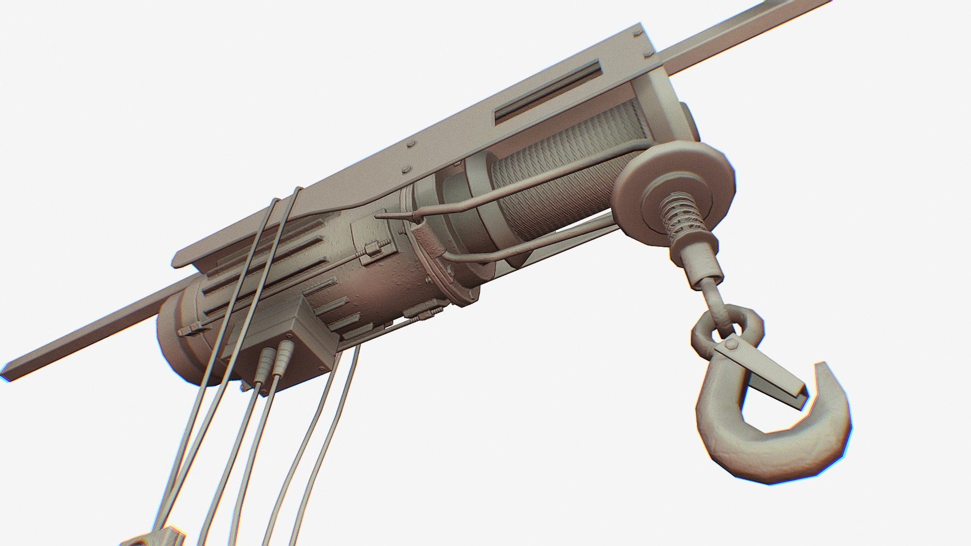 3D mini wire rope electric model - TurboSquid 1493553