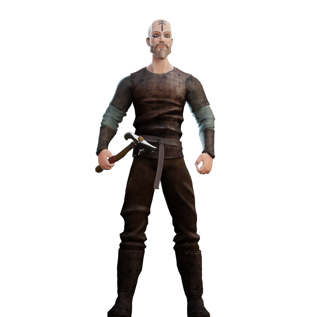 Floki Viking 3D Model - TurboSquid 2065577