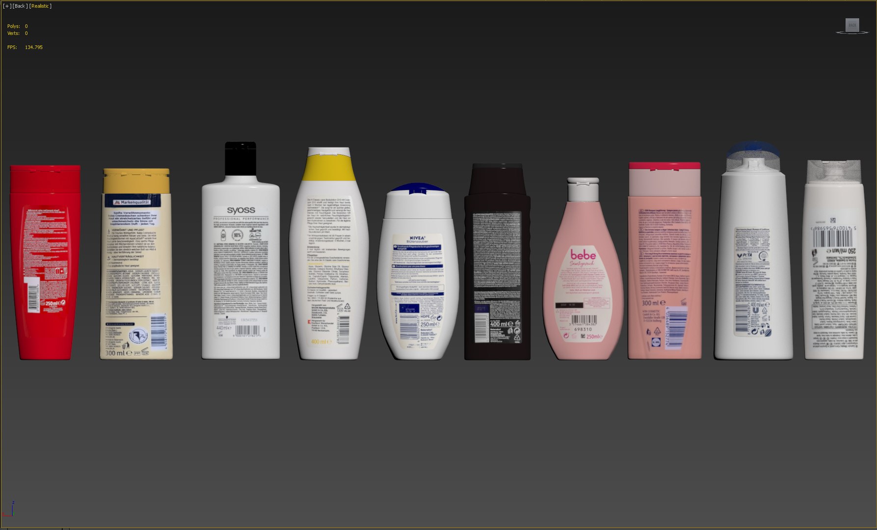 3D Shampoo Store Shelves Model - TurboSquid 2149630