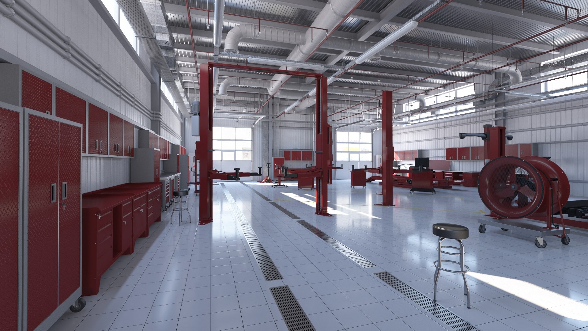 Car Service 3 3D - TurboSquid 2011097