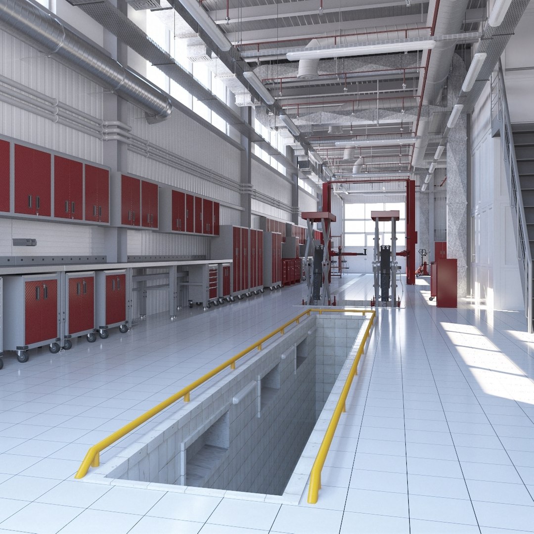 Car Service 3 3D - TurboSquid 2011097