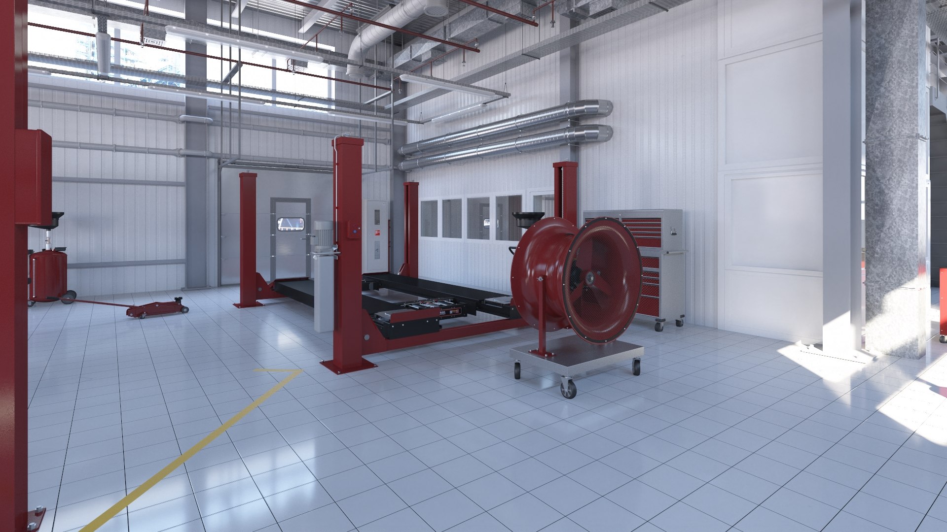 Car Service 3 3D - TurboSquid 2011097