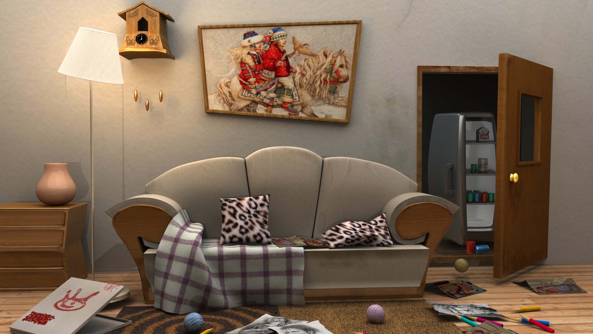 3D Indoor Scene The Room Scene Model - TurboSquid 1828052