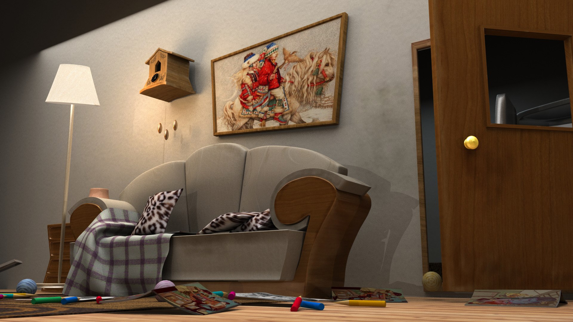 3D Indoor Scene The Room Scene Model - TurboSquid 1828052