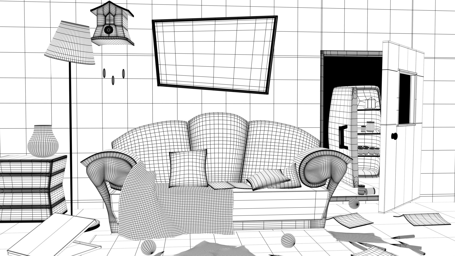 3D Indoor Scene The Room Scene Model - TurboSquid 1828052