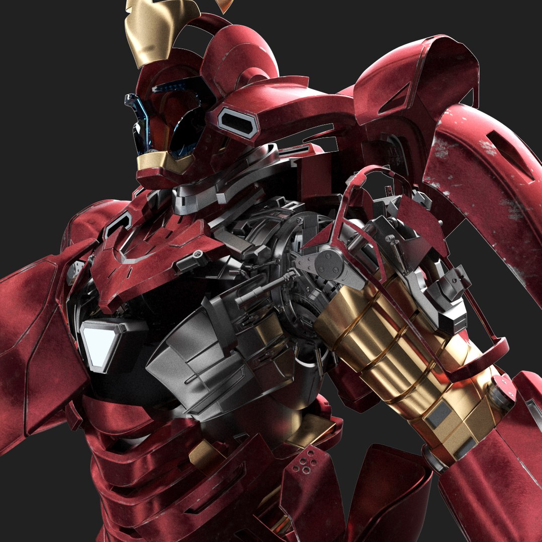 Iron Man Pack 01 4 in 1 3D model - TurboSquid 1943280