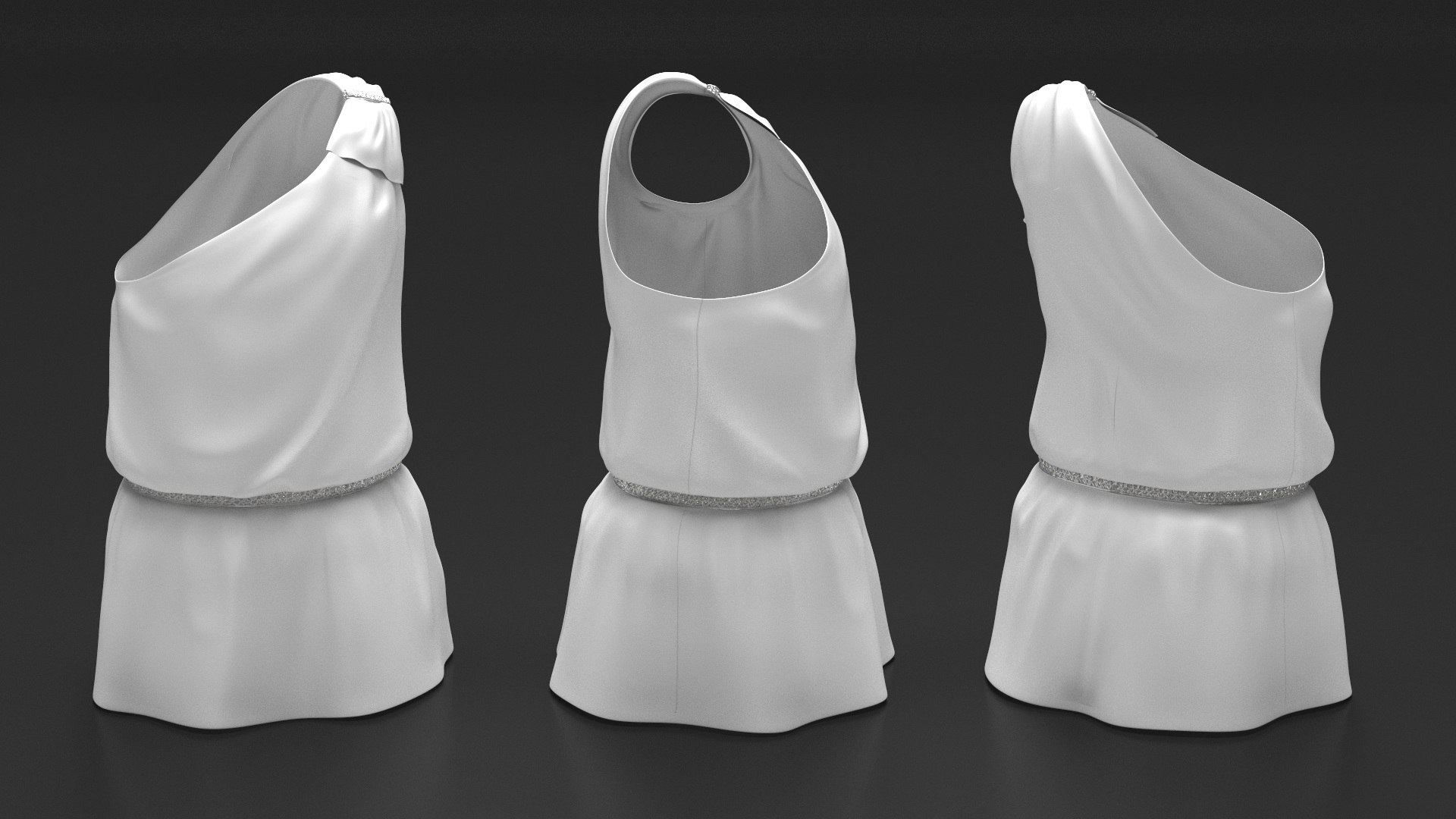 3D White Clothes For Cupid Boy - TurboSquid 2307271