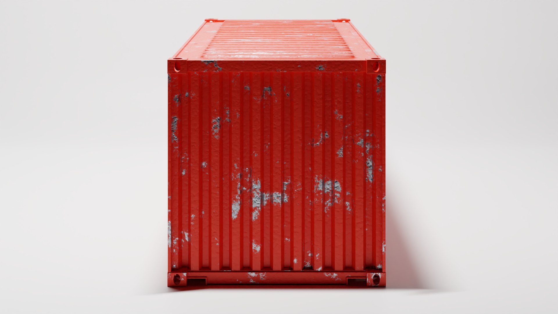 Red Shipping Container Model - TurboSquid 2054271