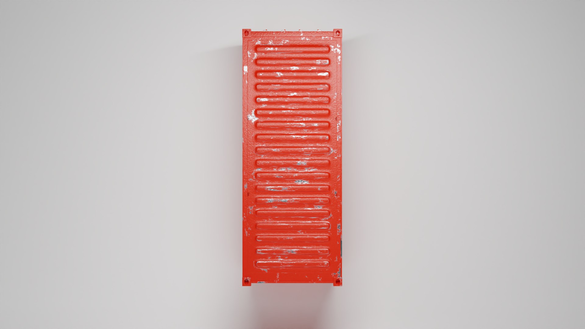 Red Shipping Container Model - TurboSquid 2054271
