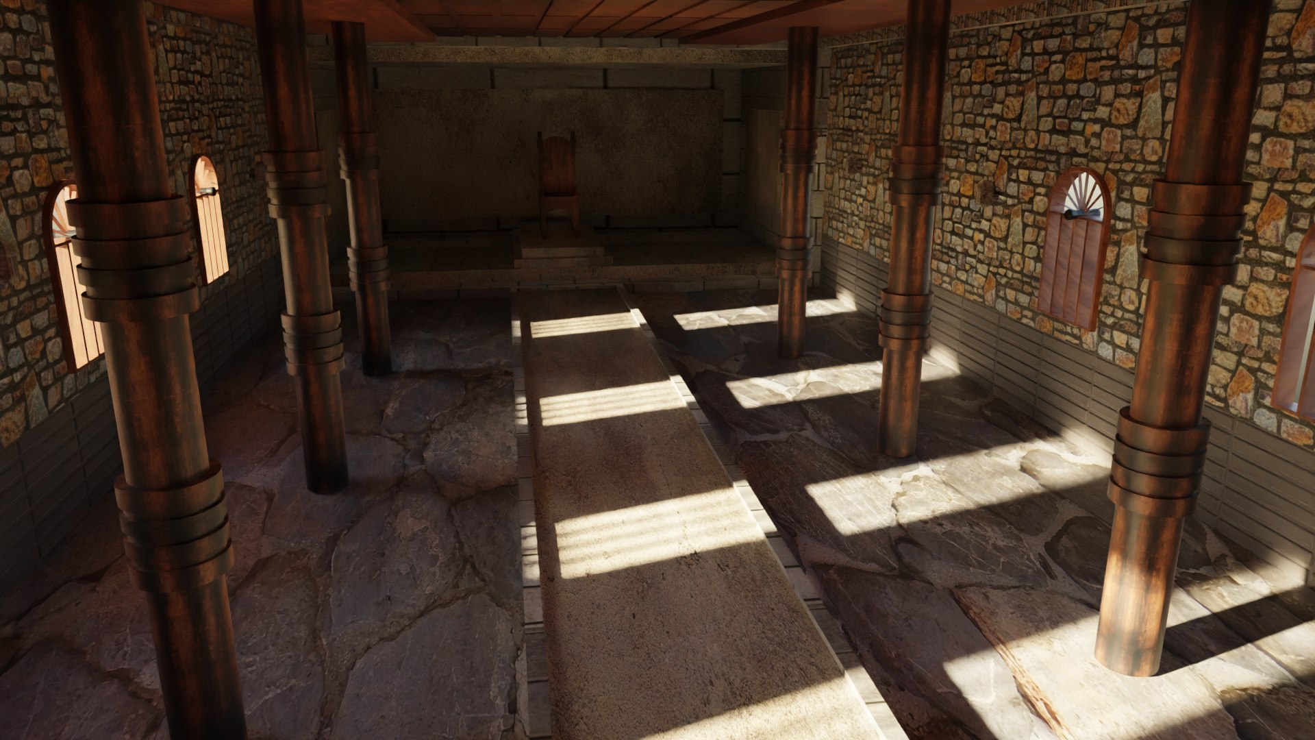Kings Hall Interior model - TurboSquid 2179305