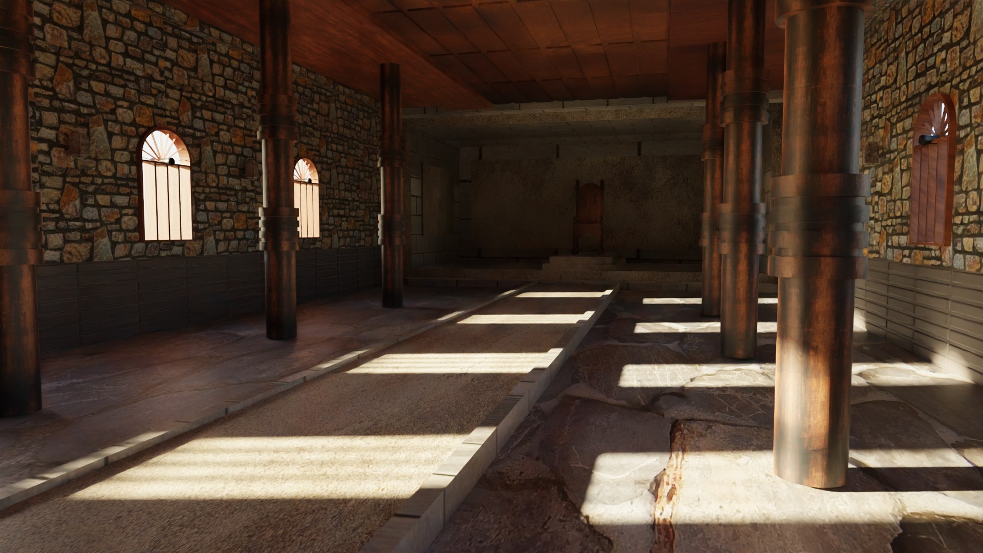 Kings Hall Interior model - TurboSquid 2179305