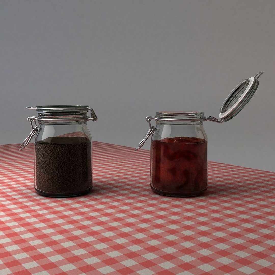 Hermetic Glass Jar Model - TurboSquid 1628219